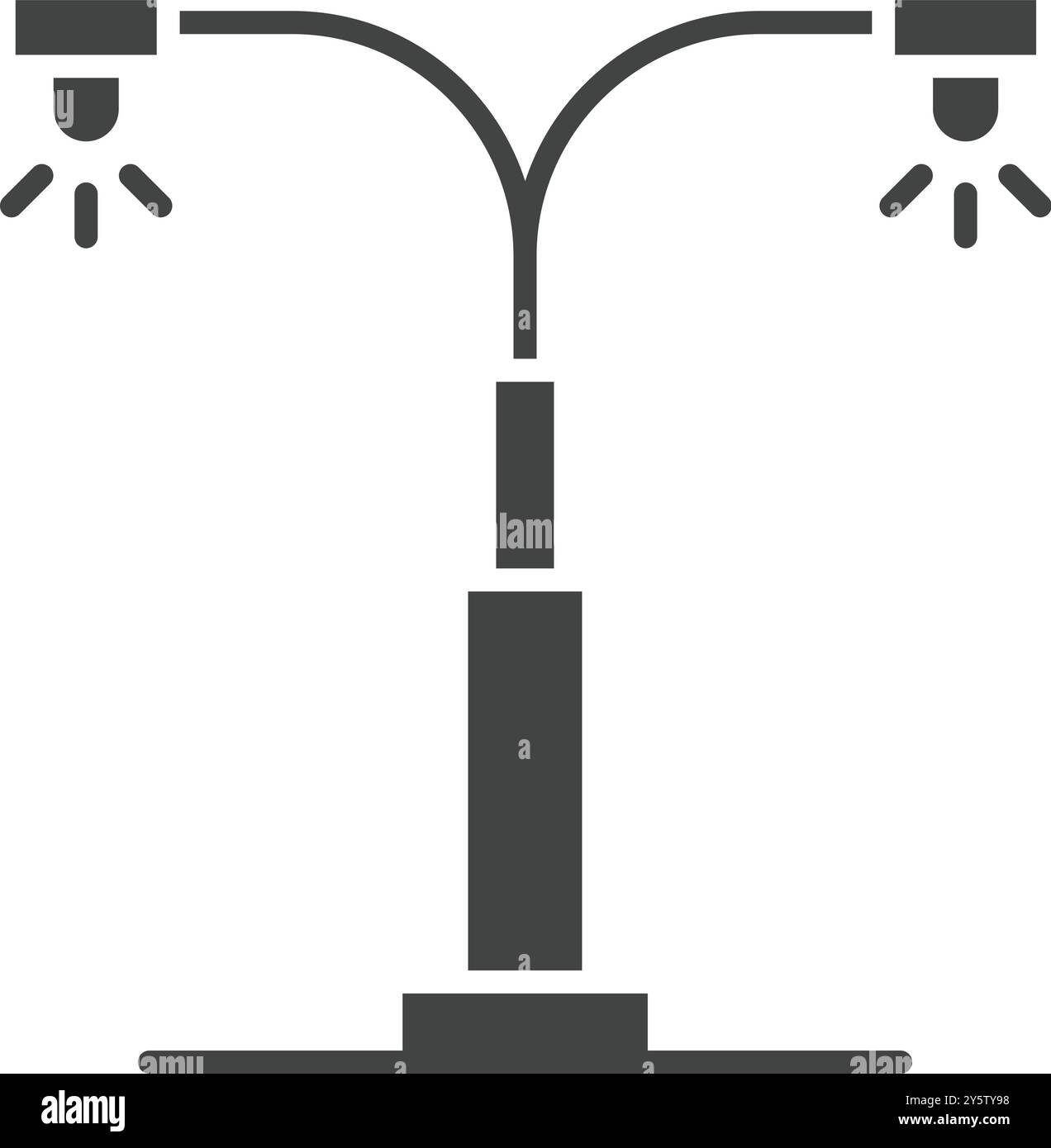 Street Light icon vector image. Suitable for mobile application web ...