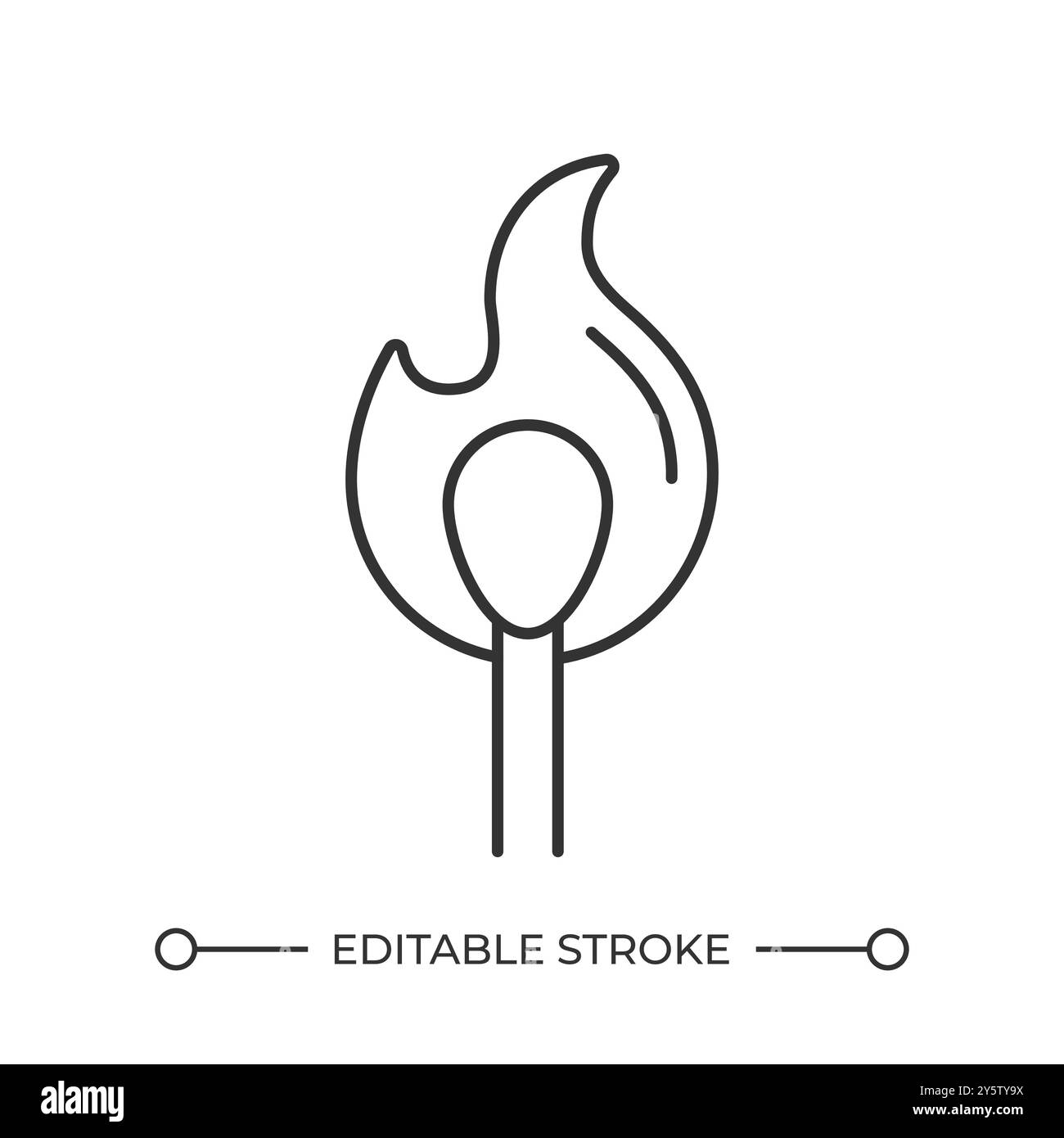 Matchstick safety art Stock Vector Images - Alamy