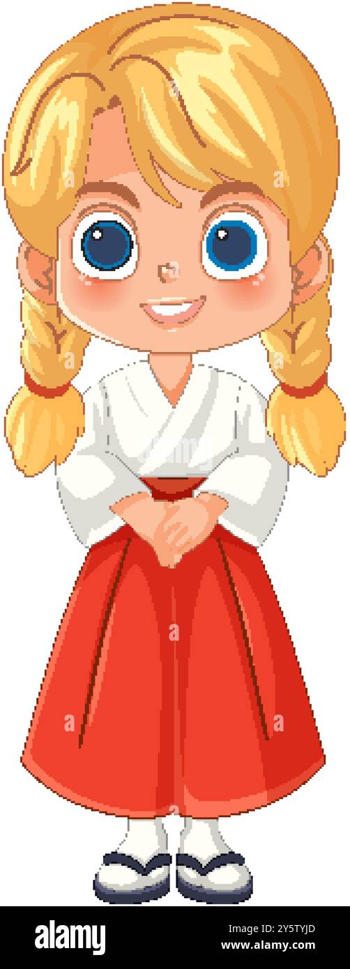 Braids in hair Stock Vector Images - Alamy