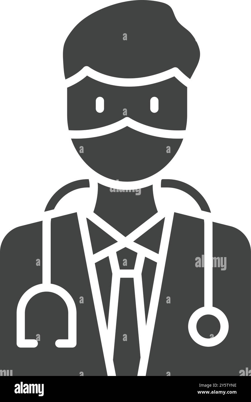 Surgeon icon vector image. Suitable for mobile application web ...