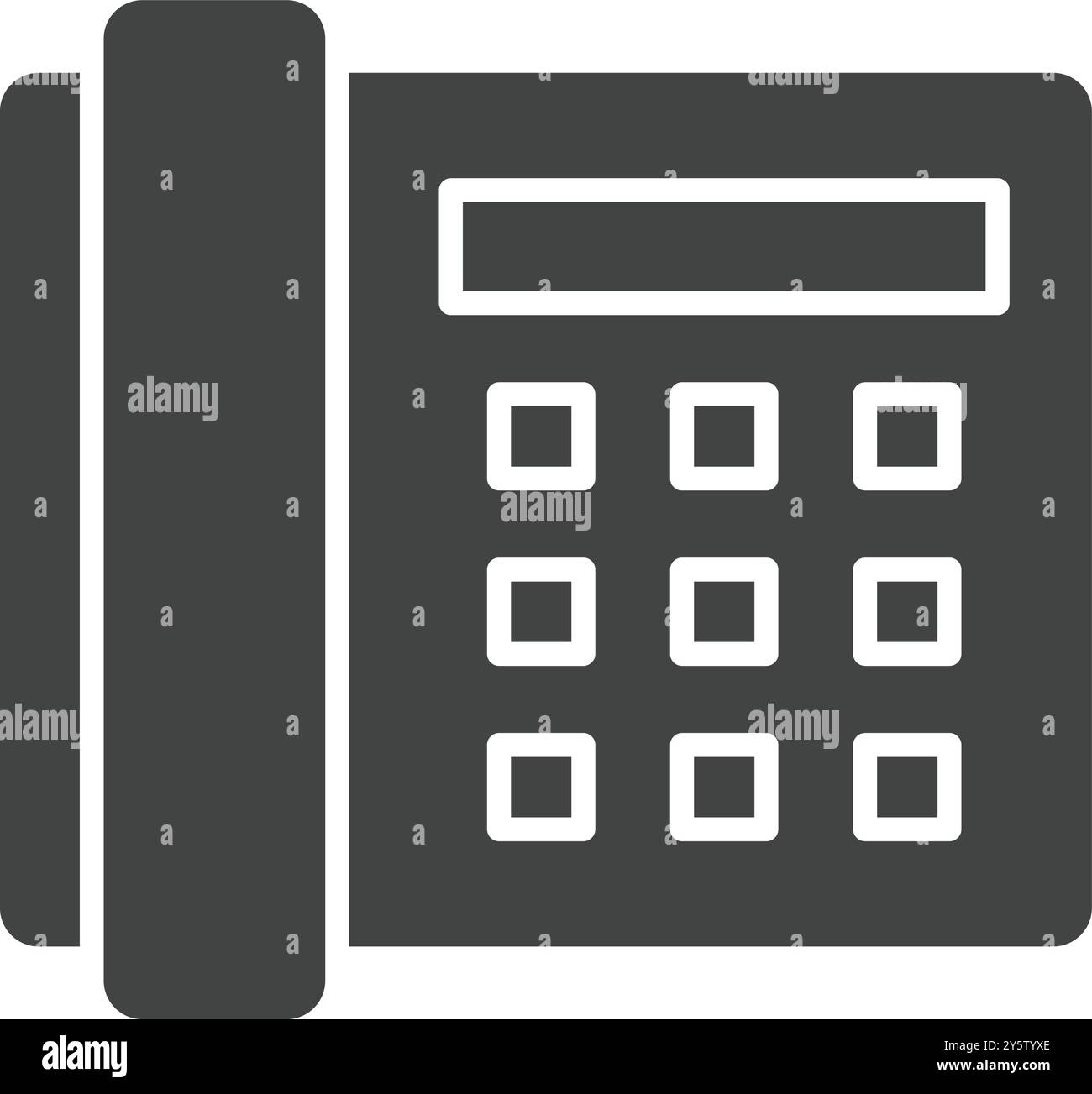 Telephone icon vector image. Suitable for mobile application web ...