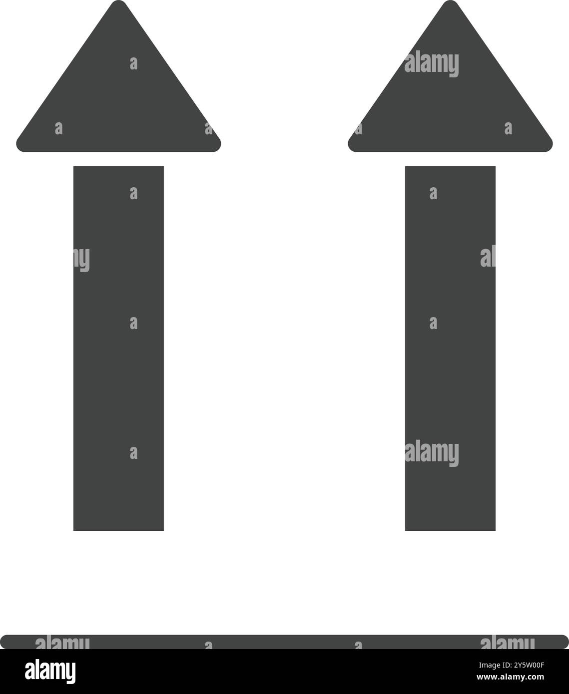 This Side Up icon vector image. Suitable for mobile application web ...