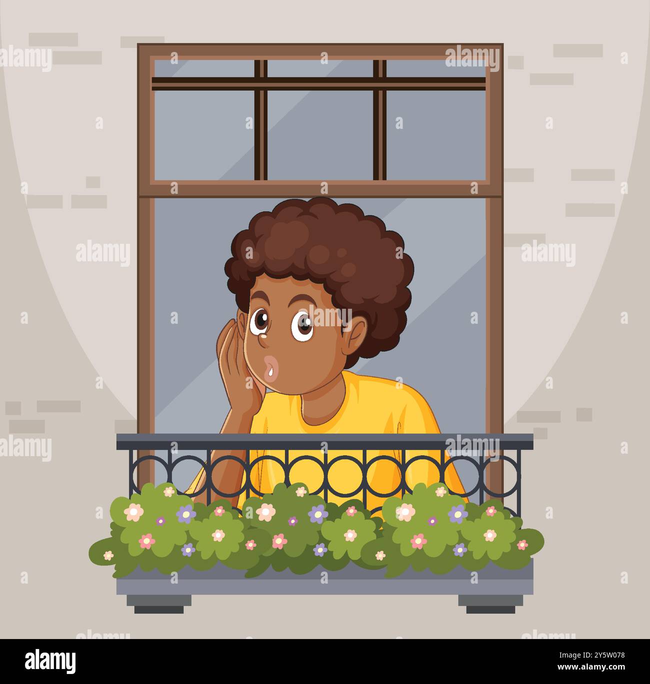 Flower adorned Stock Vector Images - Alamy