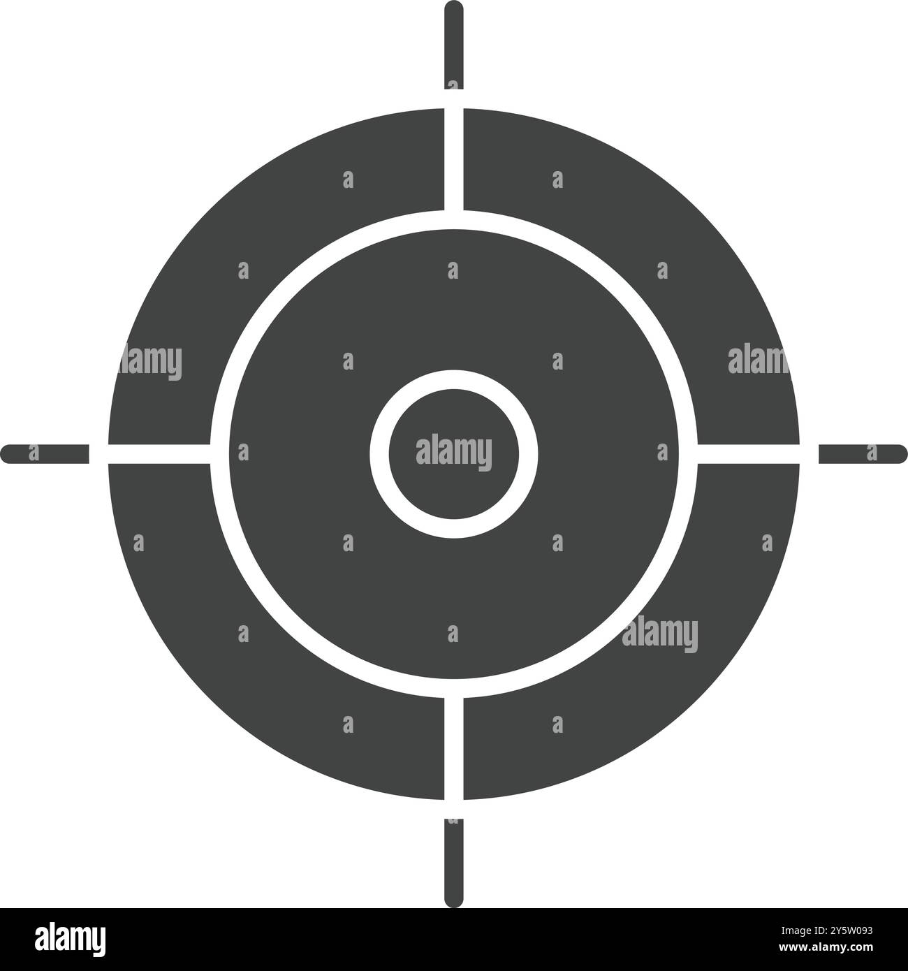 Target icon vector image. Suitable for mobile application web ...