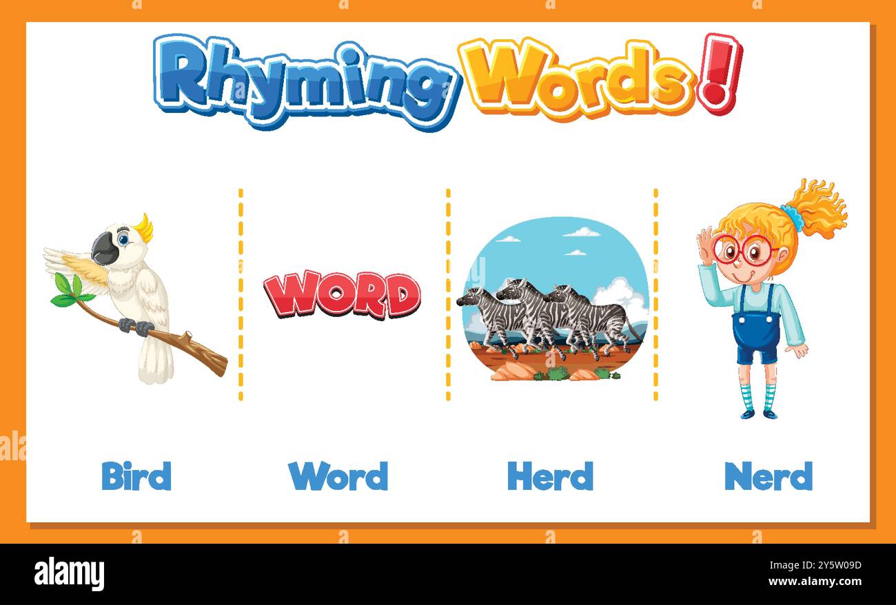 Classroom vocabulary words Stock Vector Images - Alamy