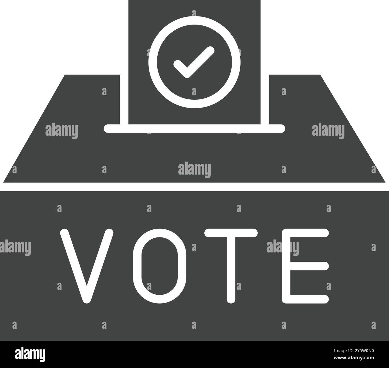 Vote Check icon vector image. Suitable for mobile application web application and print media ...