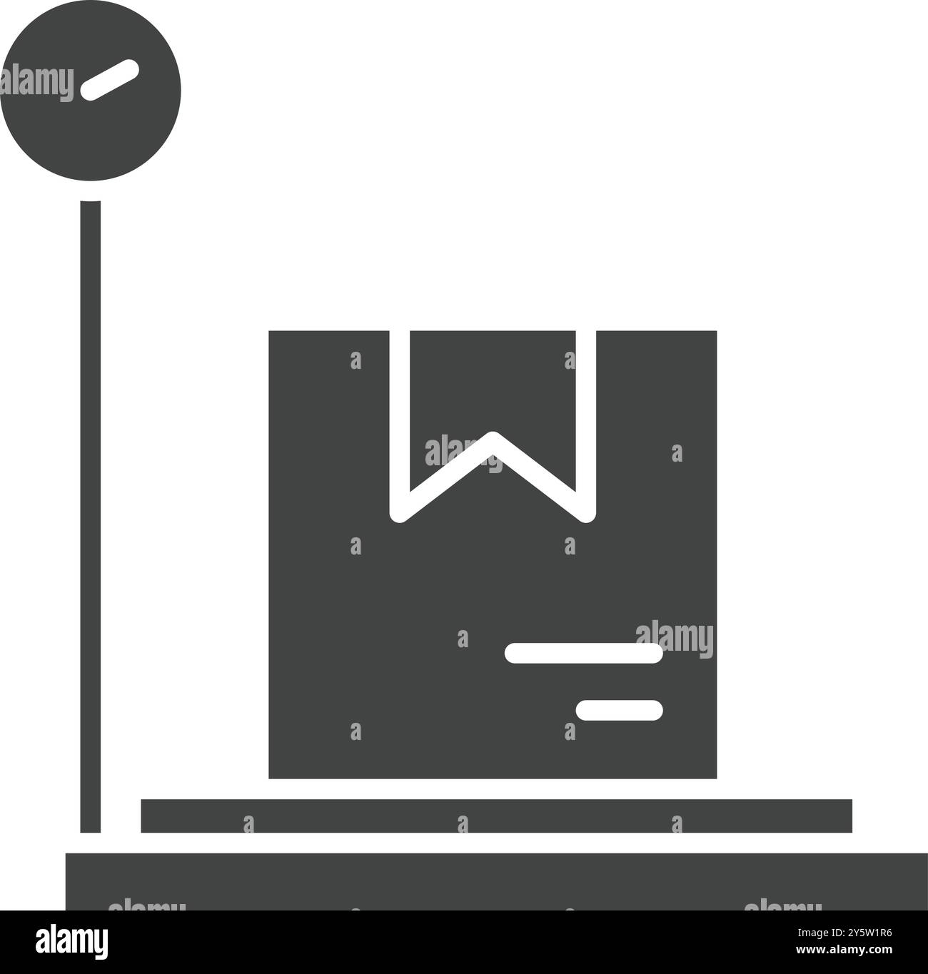 Vector weight scale Black and White Stock Photos & Images - Alamy