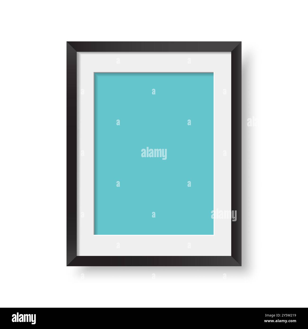 Realistic photo frame mockup Stock Vector Image & Art - Alamy