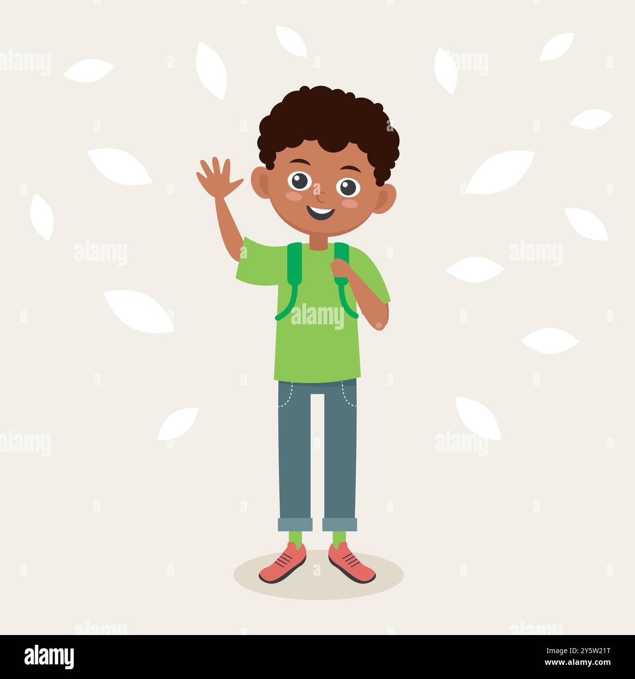 Knowledge kid cartoon child Stock Vector Images - Alamy