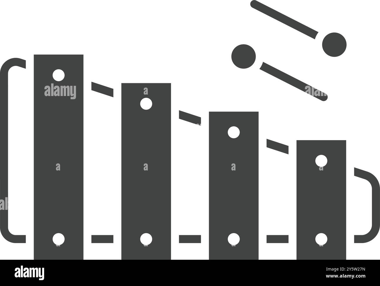 Xylophone icon vector image Stock Vector Image & Art - Alamy