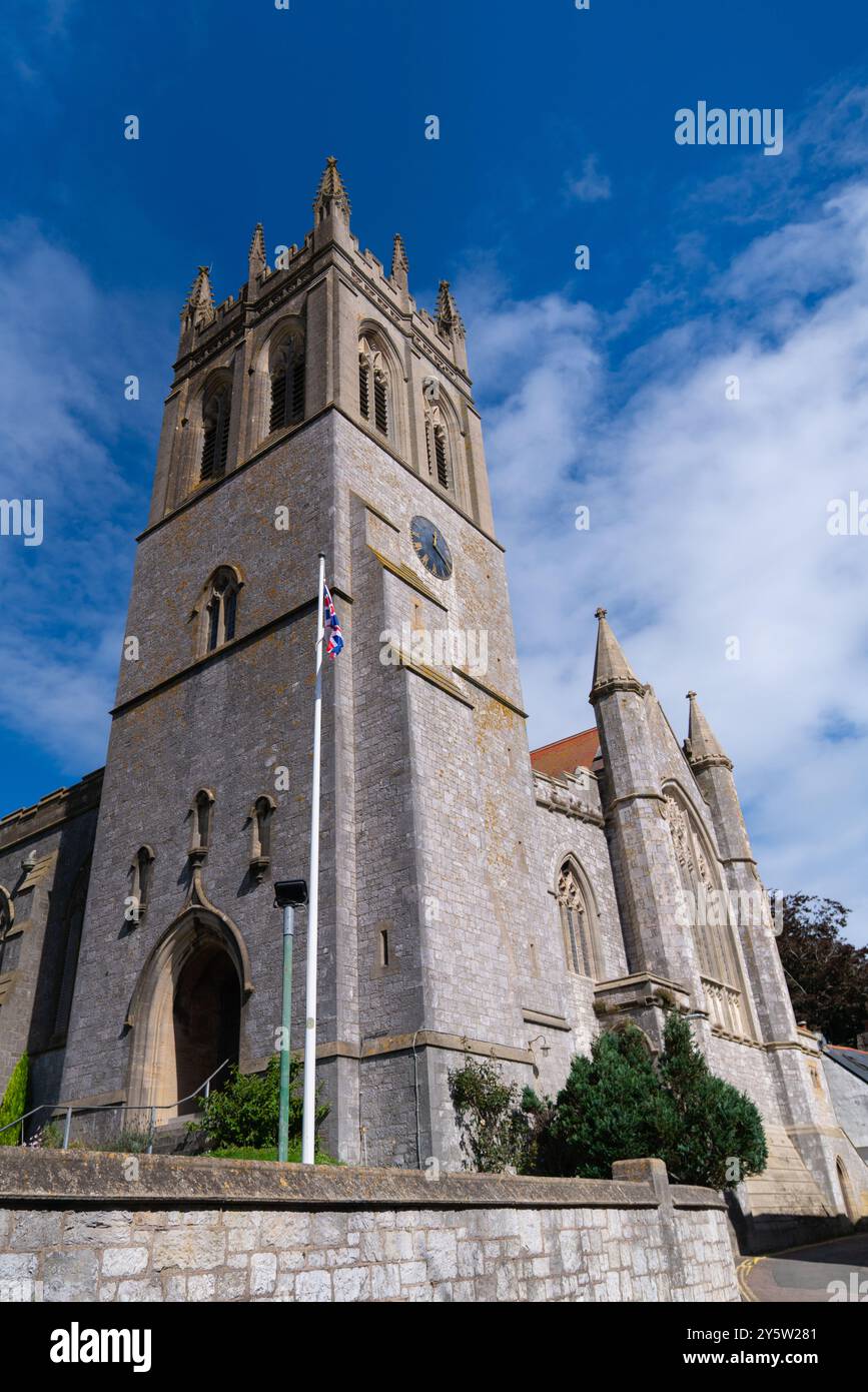 Brixham church Devon All Saints Anglican landmark religious building ...