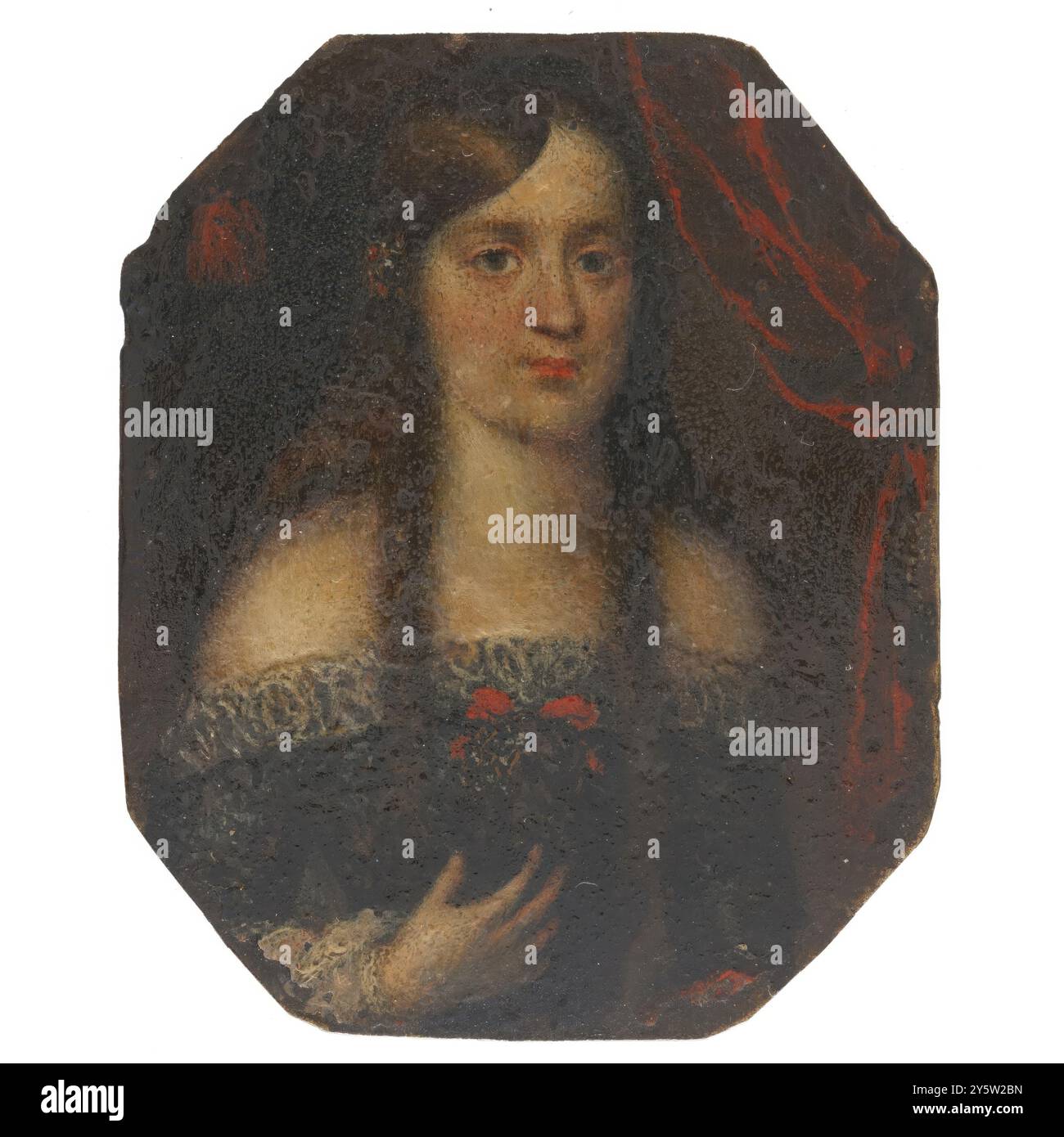 Anonymous / 'Female Portrait'. Ca. 1680. Oil on copperplate. Museum ...