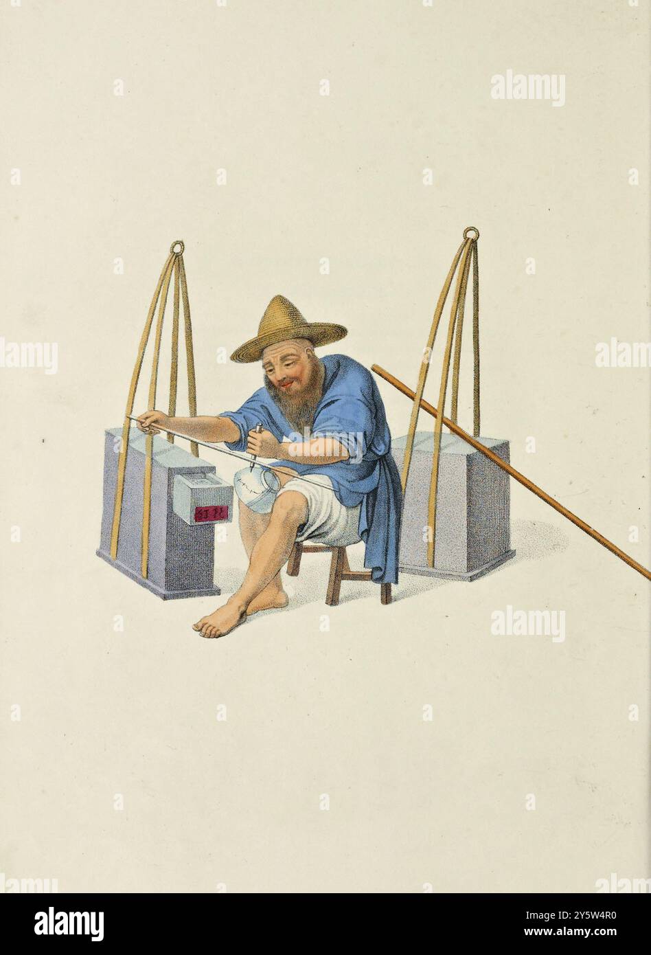 Chinese mender of porcelain hi-res stock photography and images - Alamy