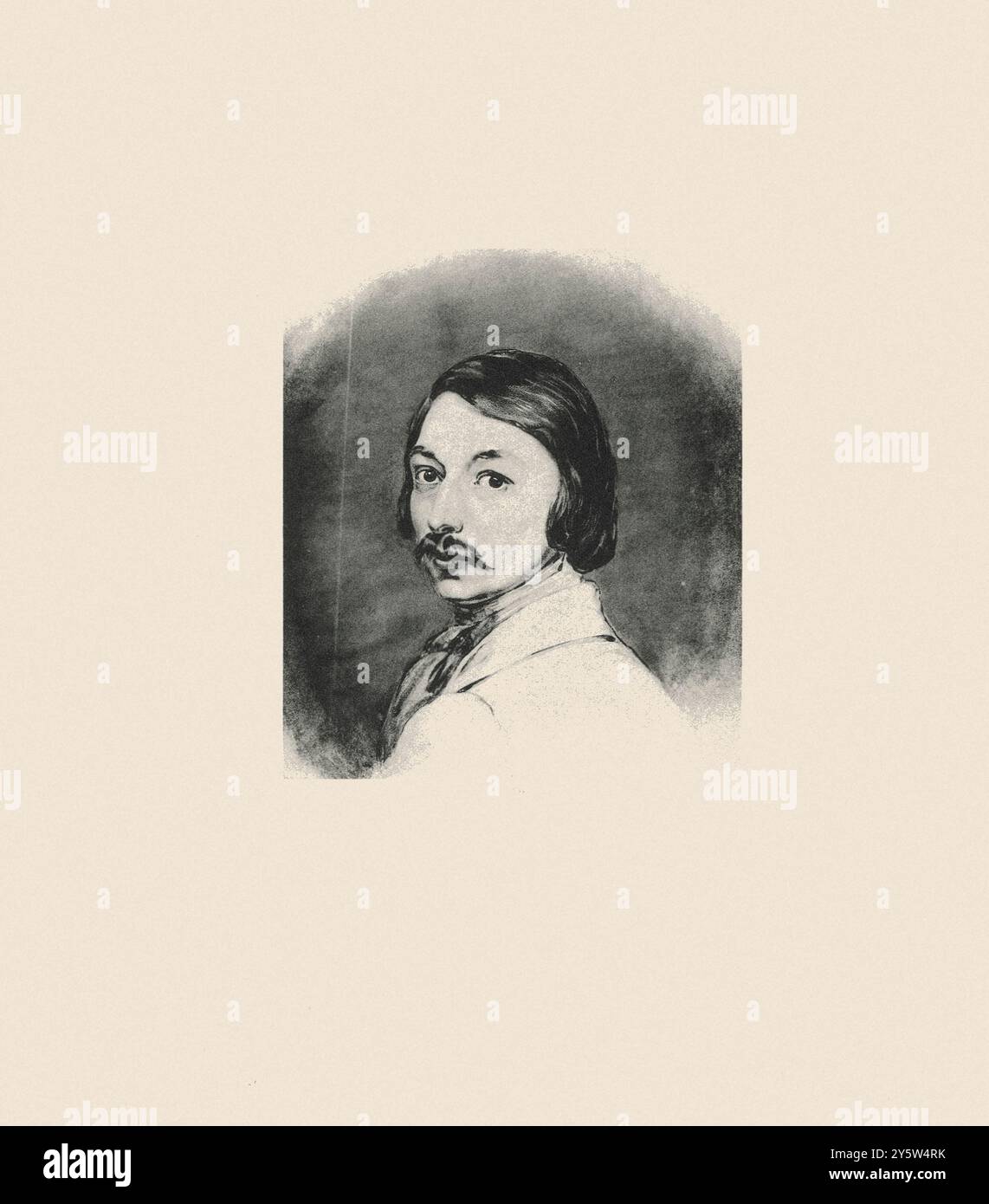 Portrait of Nikolai Gogol. Academic Gerin, watercolour, circa 1836 ...