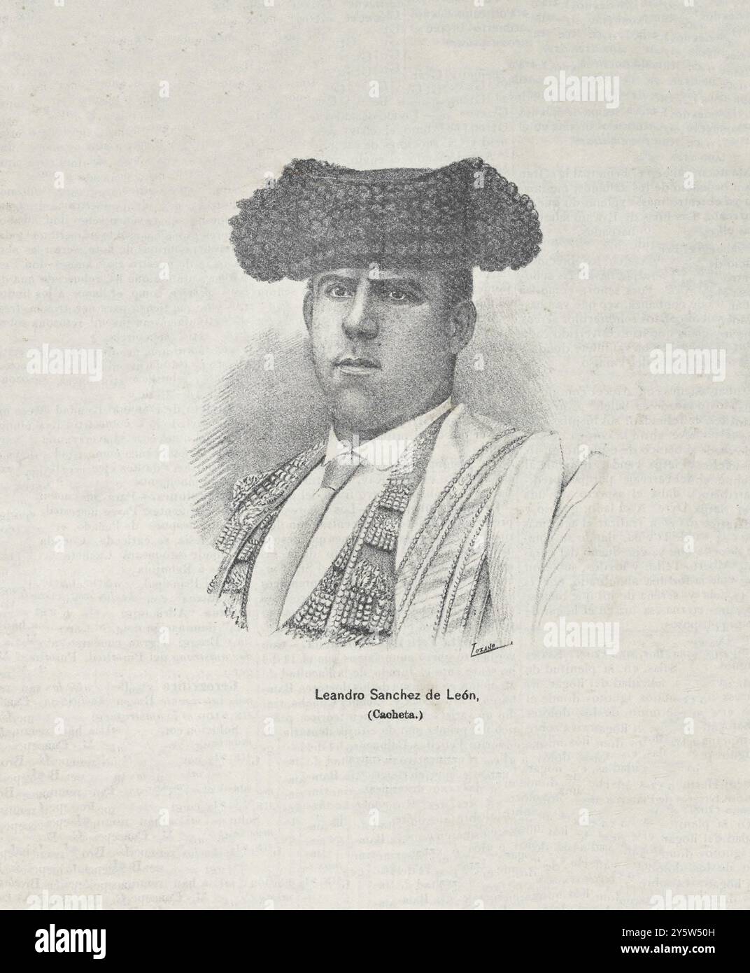 Leandro Sanchez de Leon, (Cacheta). Peru. 1889 Stock Photo - Alamy