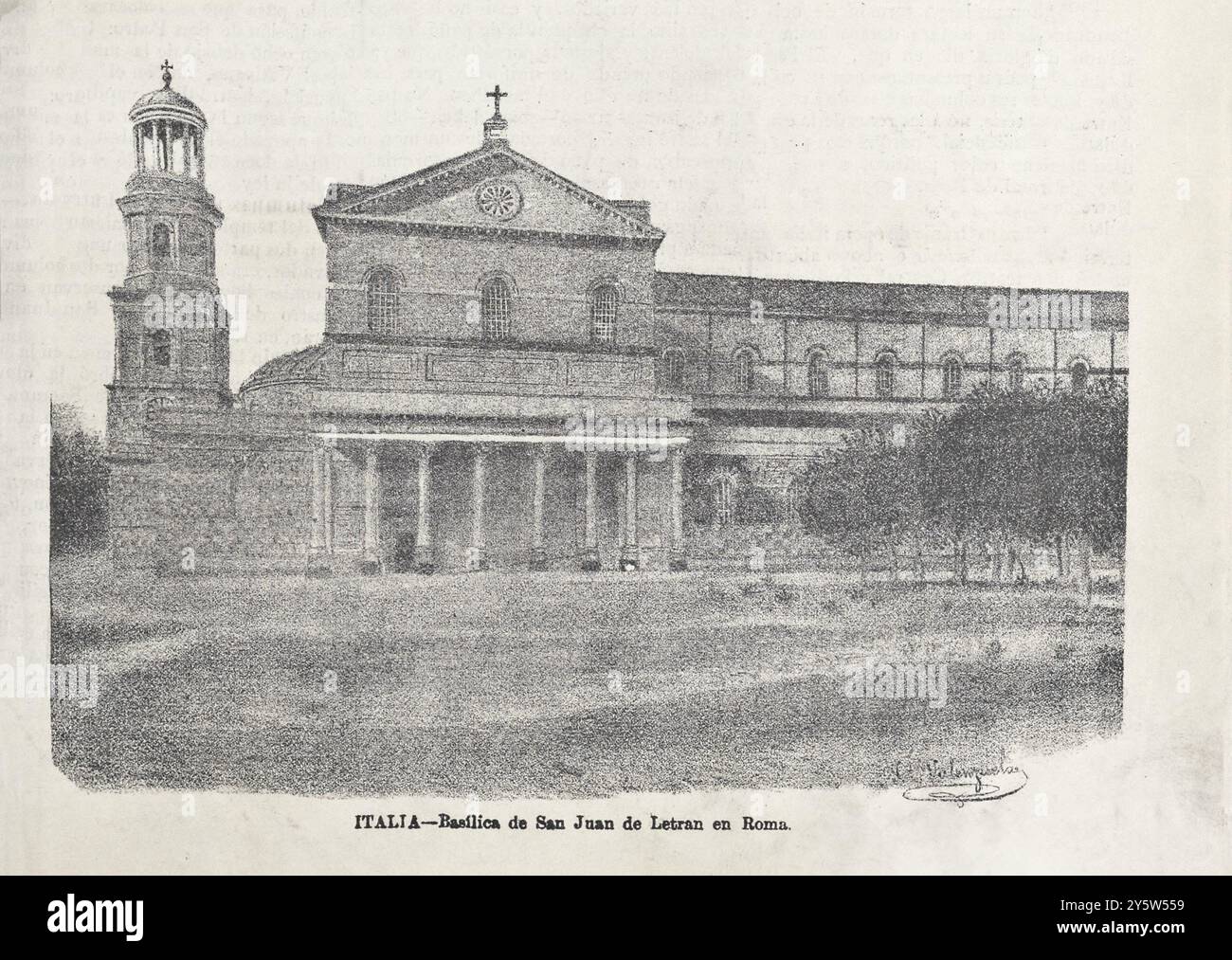 Basilica of St John Lateran in Rome (Archbasilica of Saint John Lateran ...