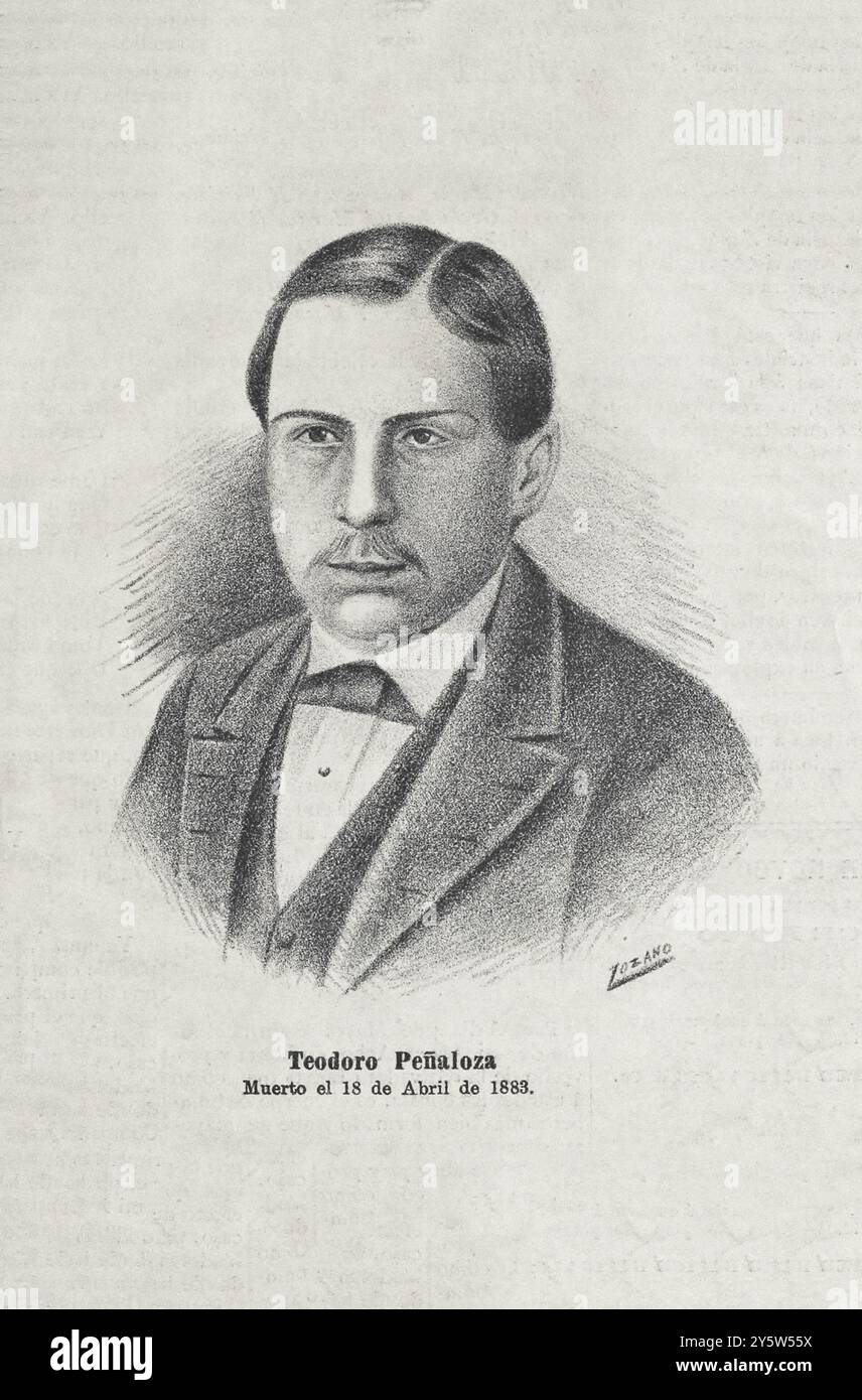 Teodoro Penaloza. Peru. 1890 Stock Photo - Alamy