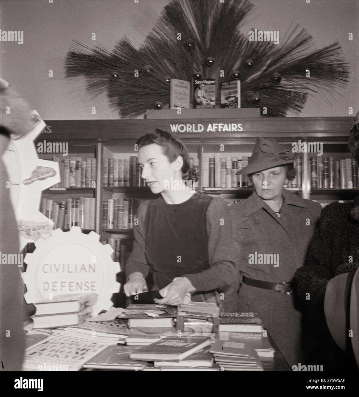 America of the 1940s. Vintage photo of R. H. Macy and Company ...