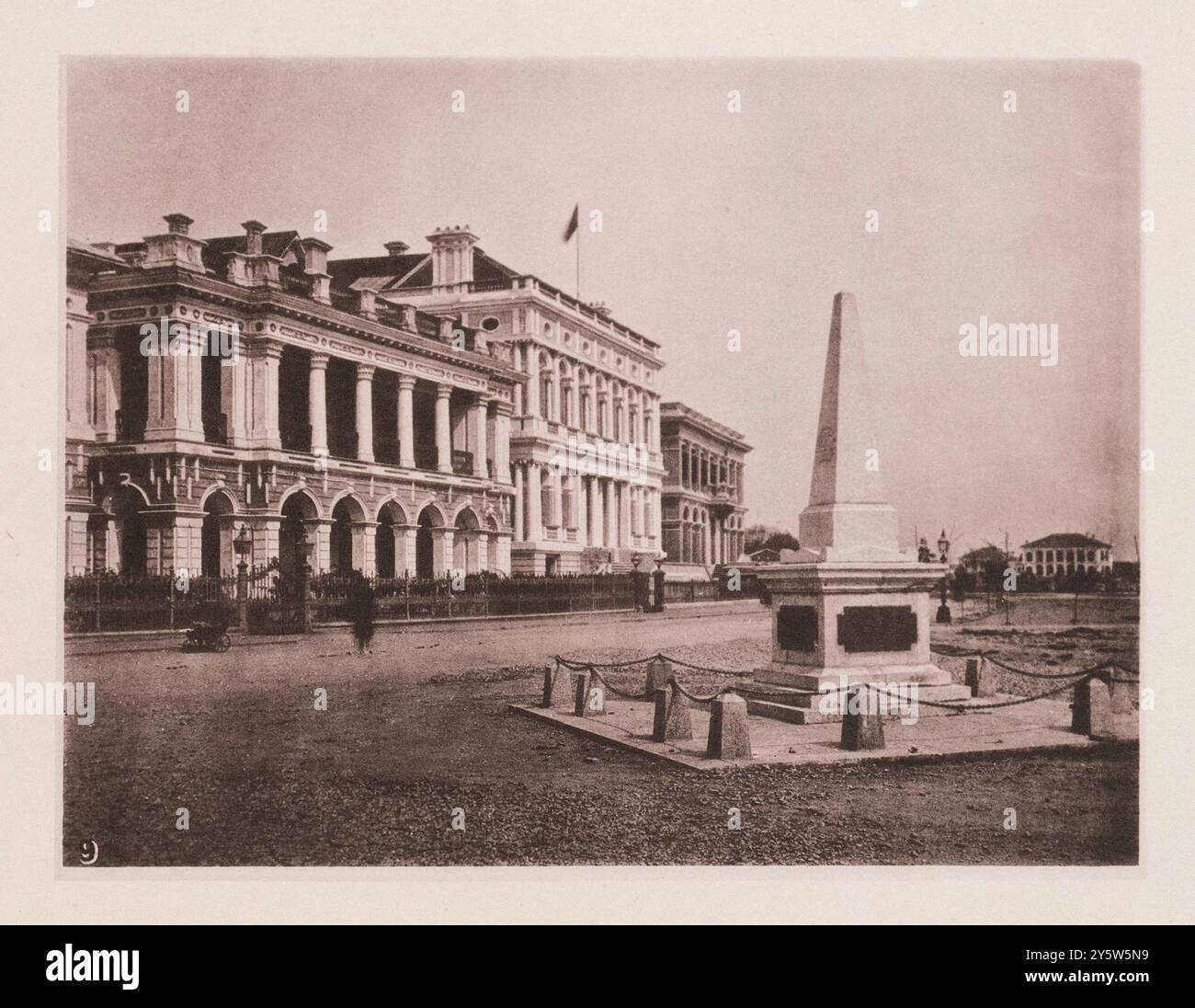 Vintage photo of part of Shanghai Bund. Illustrations of Qing China ...