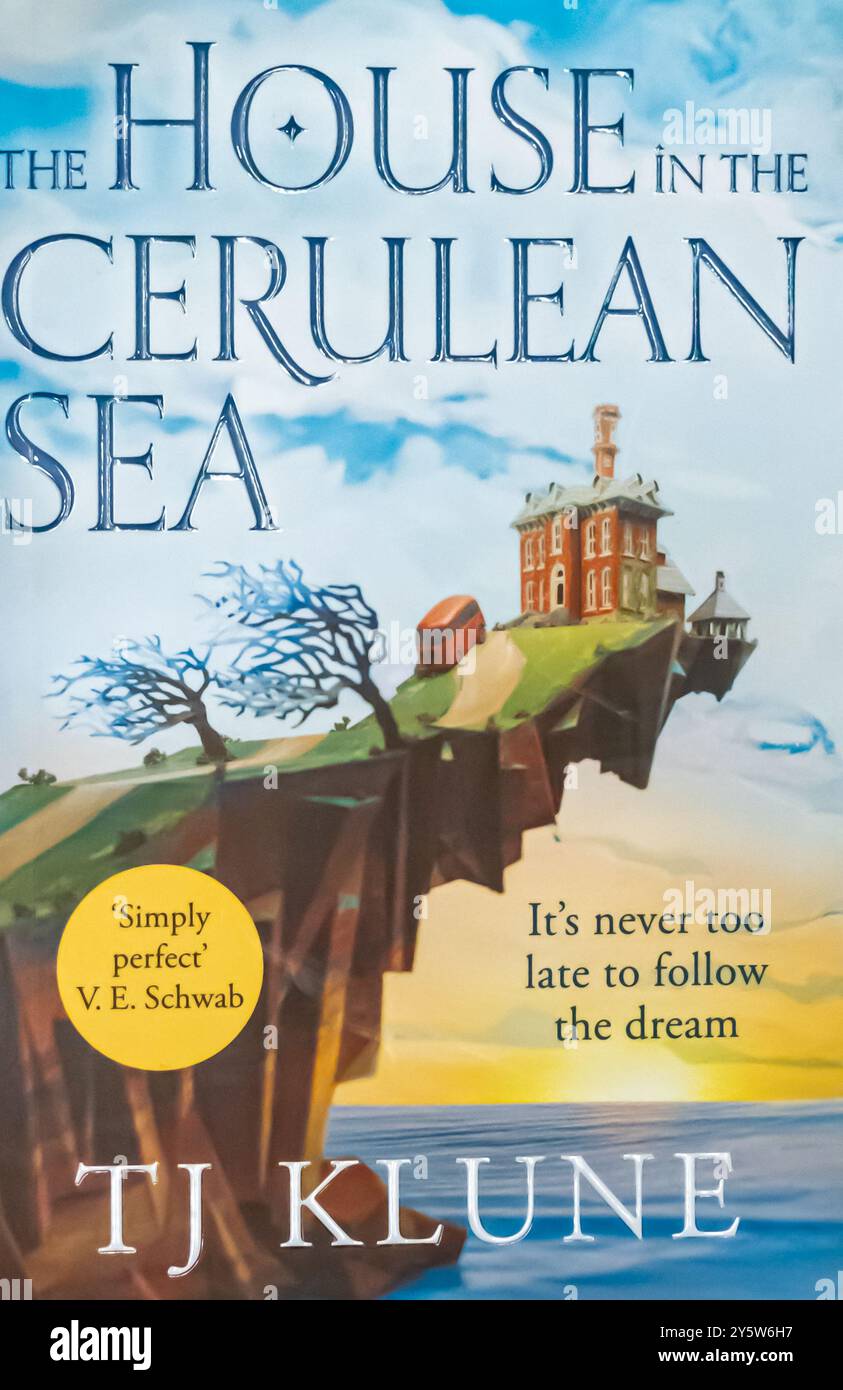 The House in the Cerulean Sea Book by TJ Klune 2020 Stock Photo - Alamy
