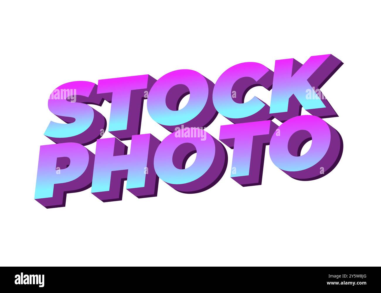 Stock photo. Text effect design in 3D style with modern colors Stock ...