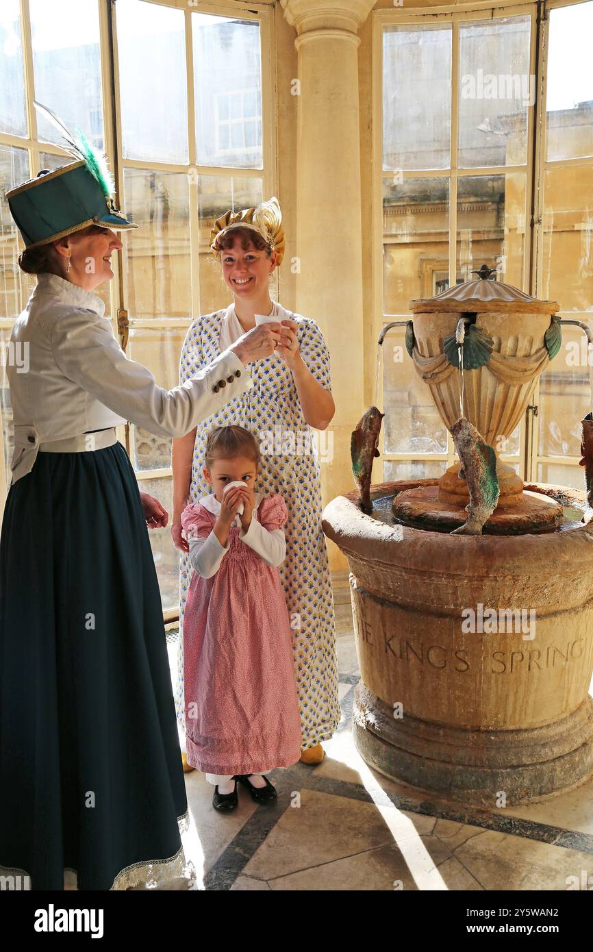 King's Spring, Pump Room, Jane Austen Festival 2024, Bath, Somerset ...