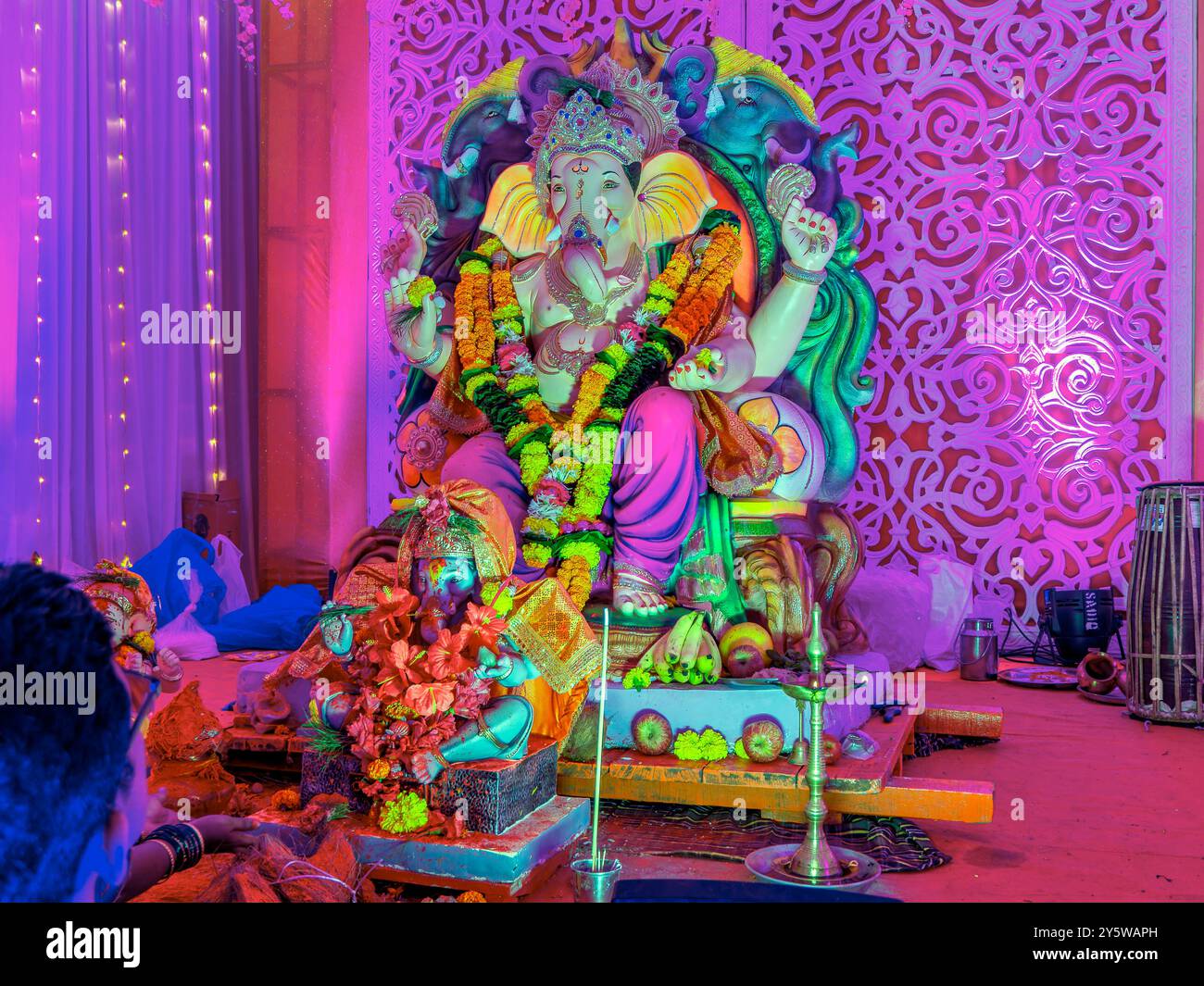 Ganesh utsav 2023 hi-res stock photography and images - Alamy