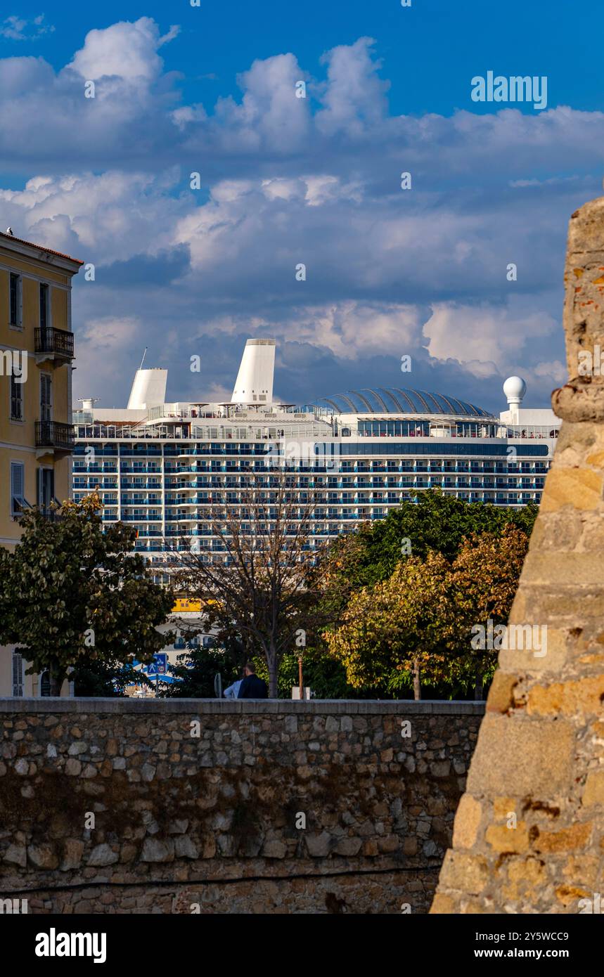 Aida Cosma cruise ship in port of Ajaccio, Corsica Aida Cosma cruise ...