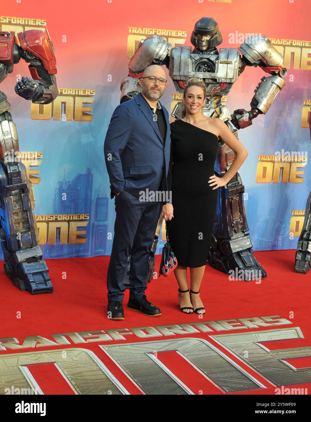 Josh Cooley and Erin Cooley at the "Transformers One" UK film premiere ...