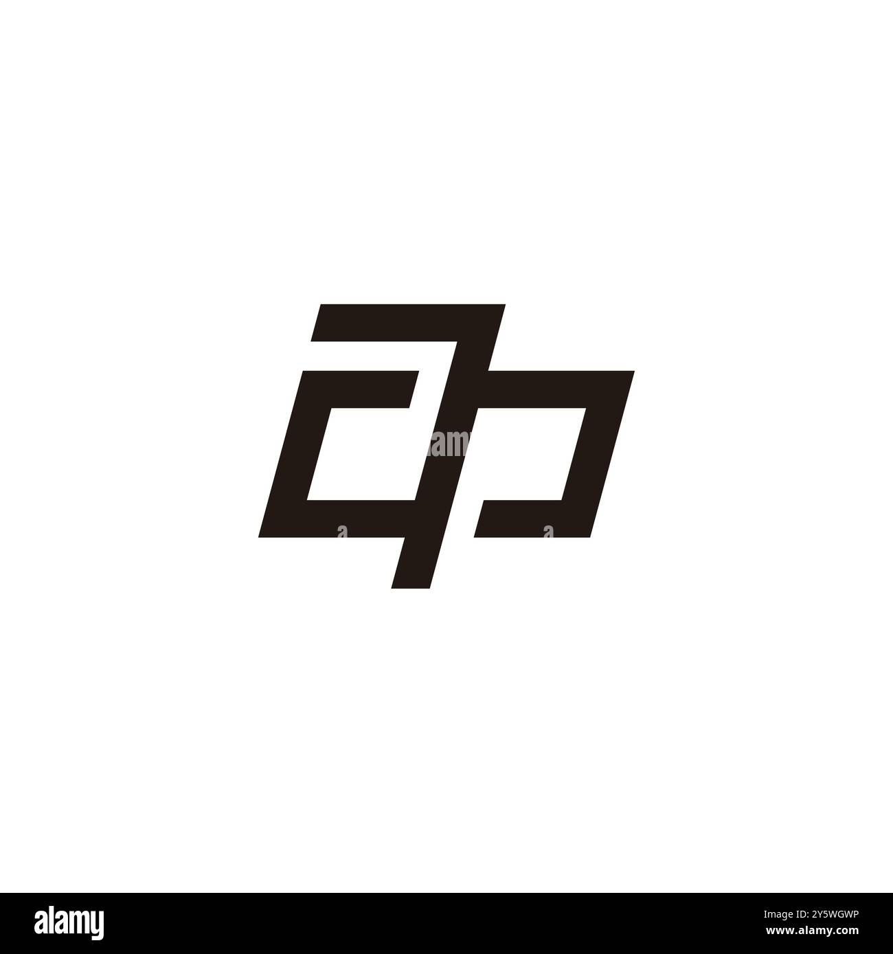 letter ap abstract simple line logo vector Stock Vector Image & Art - Alamy