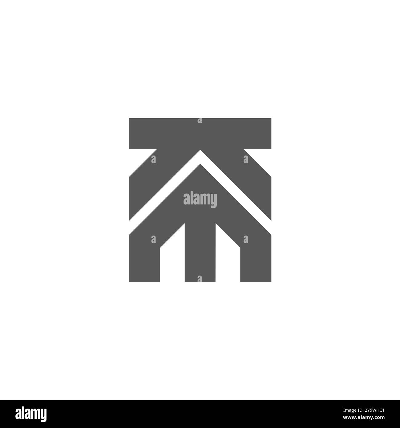 letter m home building protector symbol vector Stock Vector Image & Art ...