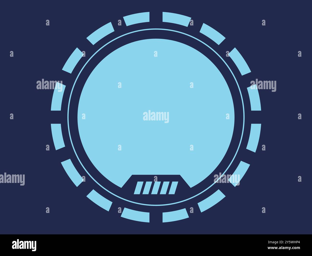 Center element abstract circle shape cyber futuristic modern concept ...