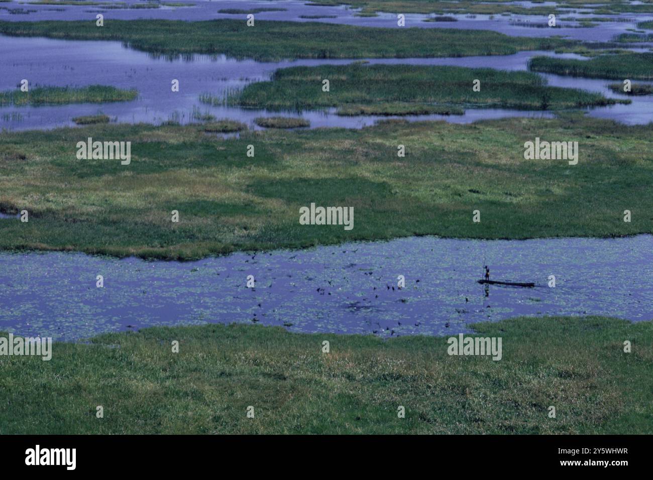 Aerial of Sudd Swamp, southern Sudan Stock Photo - Alamy