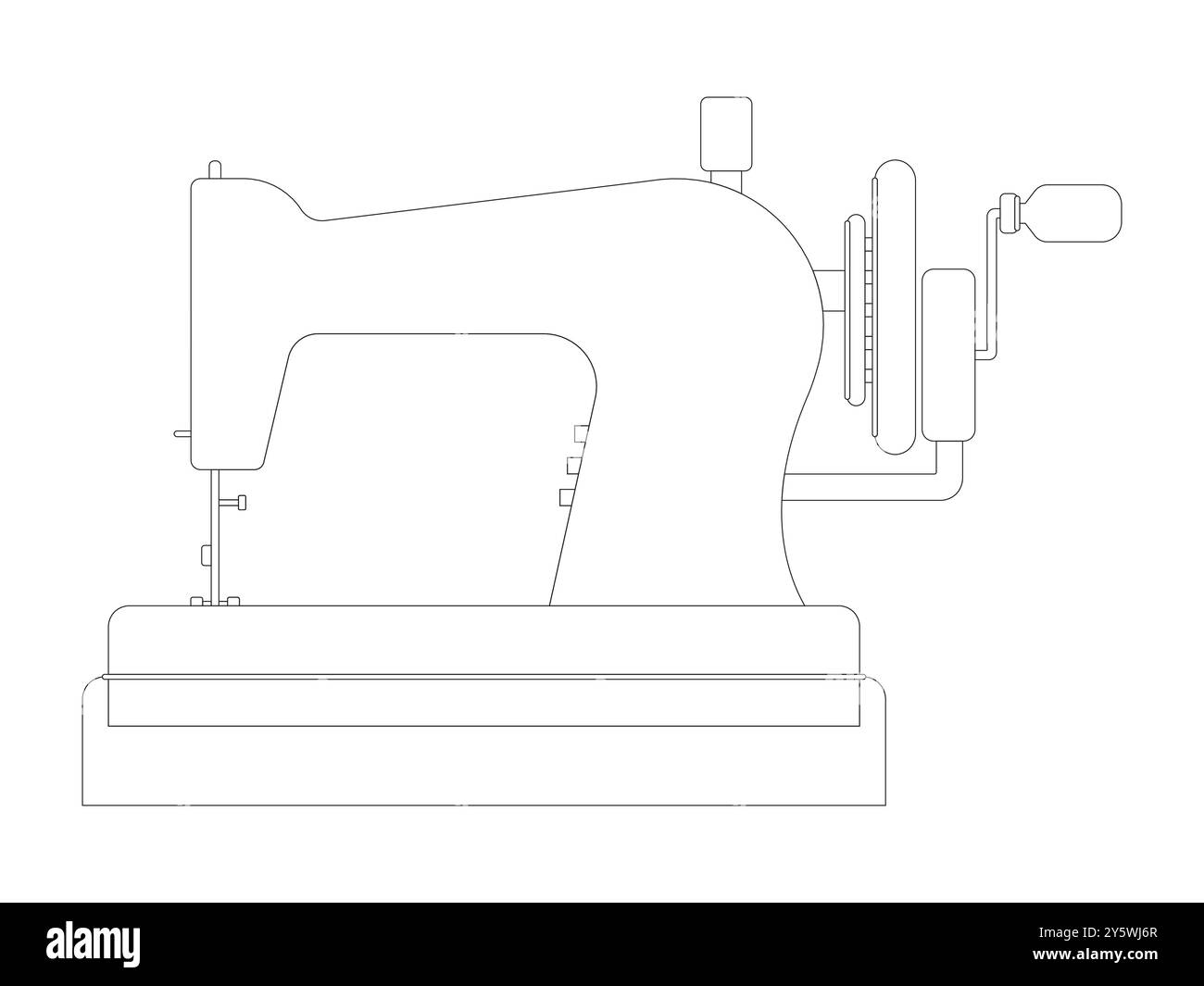 Sewing Machine Outline