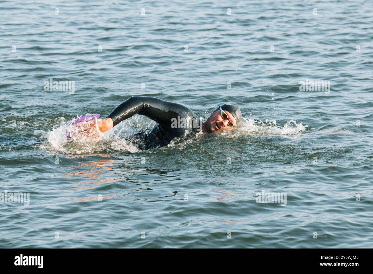 Swim workout man hi-res stock photography and images - Alamy