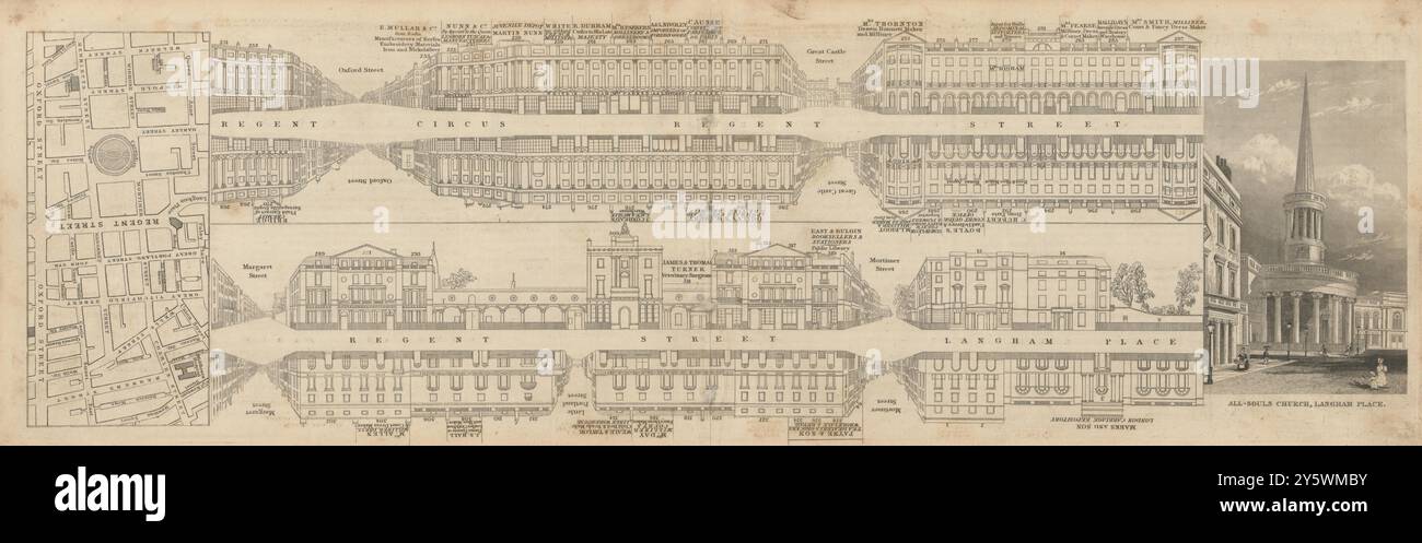 Tallis London Street View #16 Oxford Circus, Regent Street & Langham Pl ...