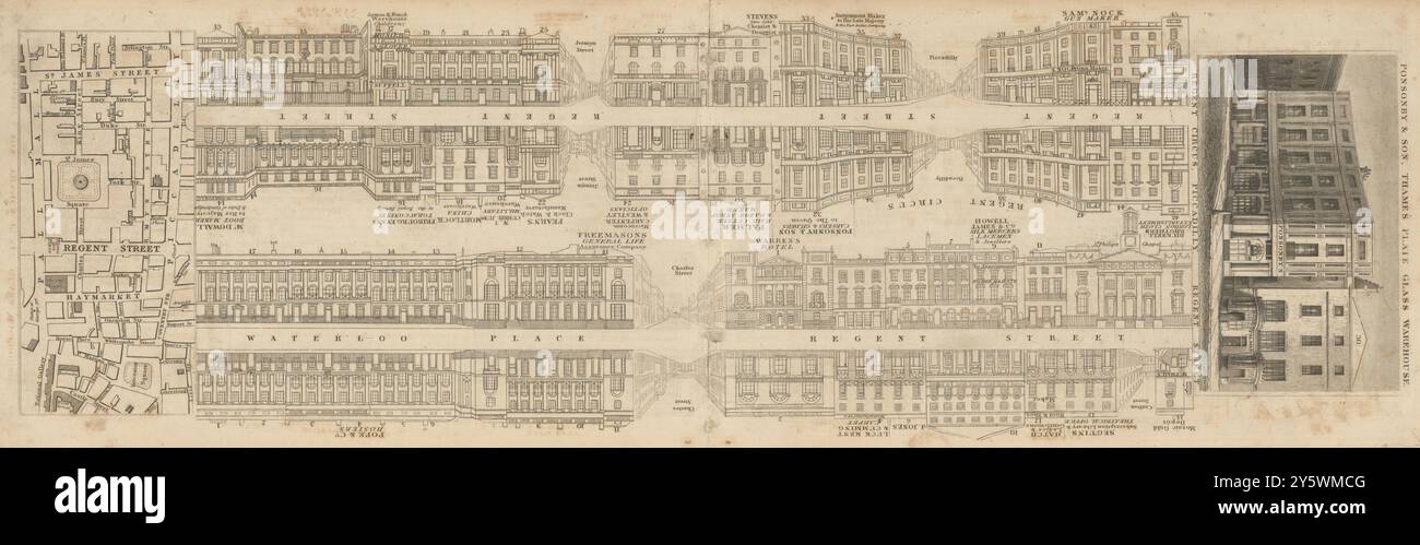 Tallis London Street View #17 Piccadilly Circus, Regent St, Waterloo Pl ...