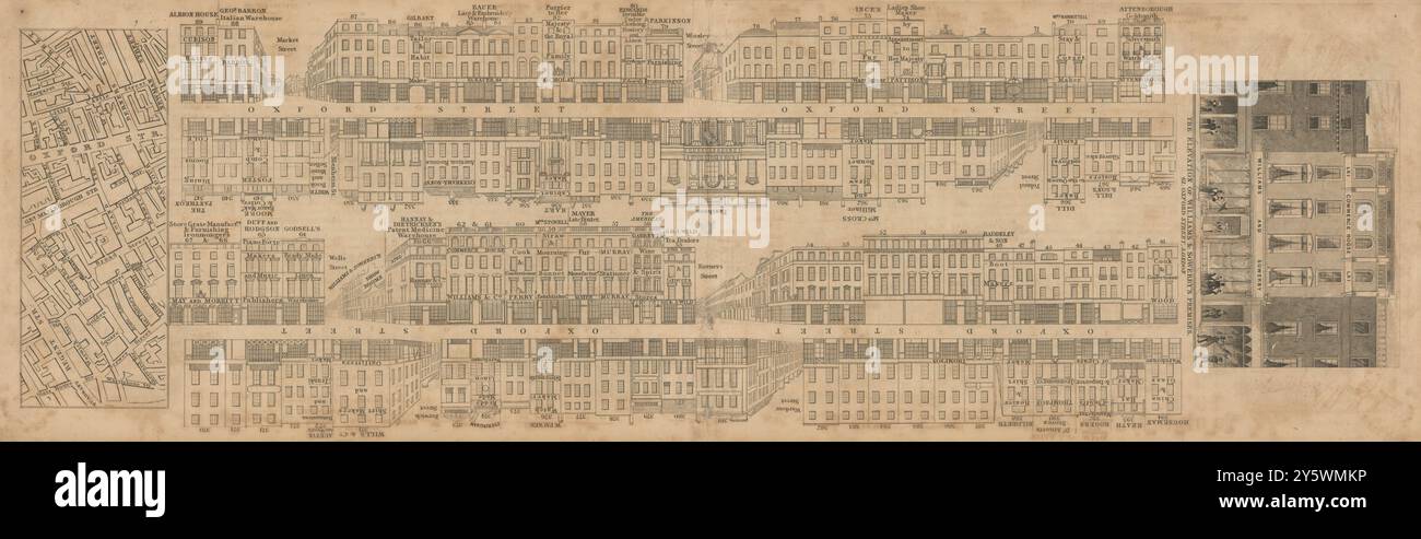 Tallis London Street View #34 Oxford Street (#5, Centre East) 1838 old ...