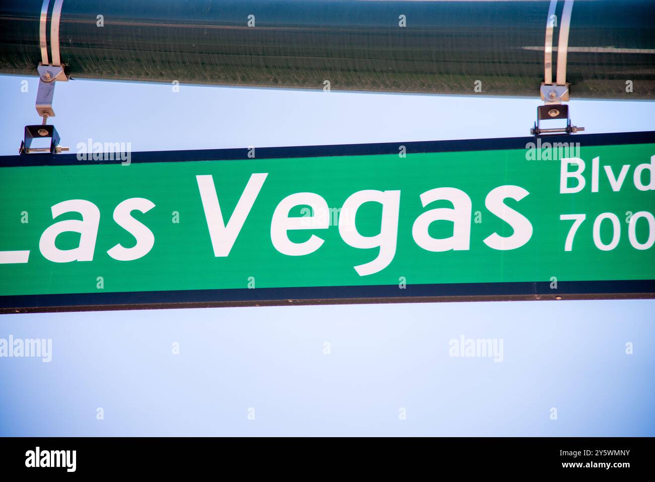 Las Vegas Boulevard road sign Stock Photo - Alamy