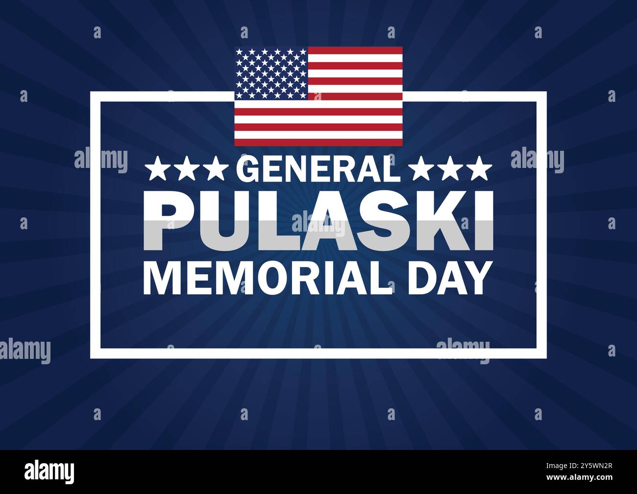 General Pulaski Memorial Day wallpaper with shapes and typography ...