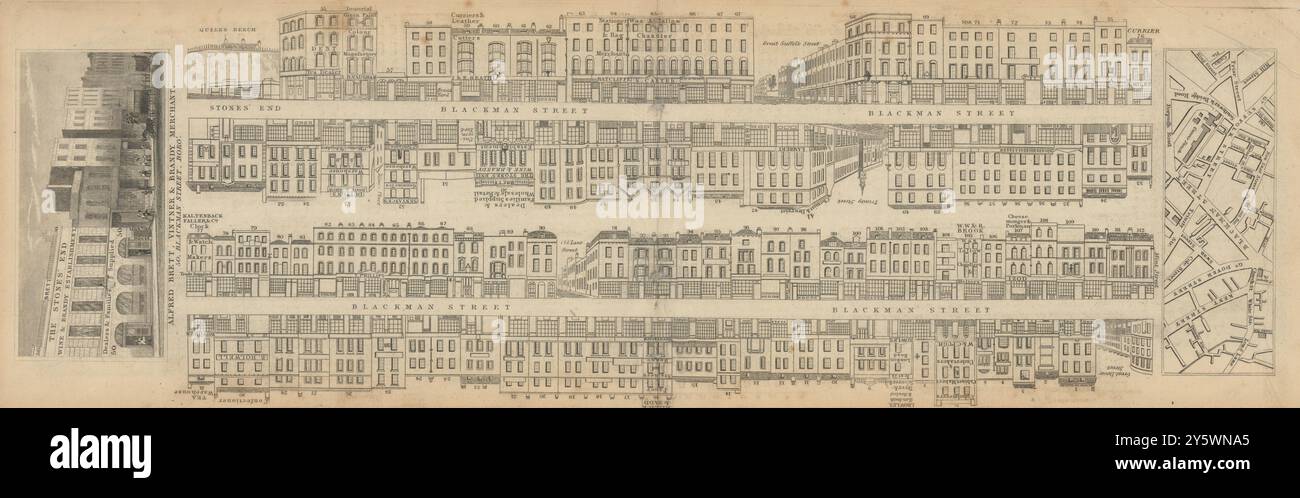Tallis London Street View #31 Blackman St, now Borough High Street (S ...