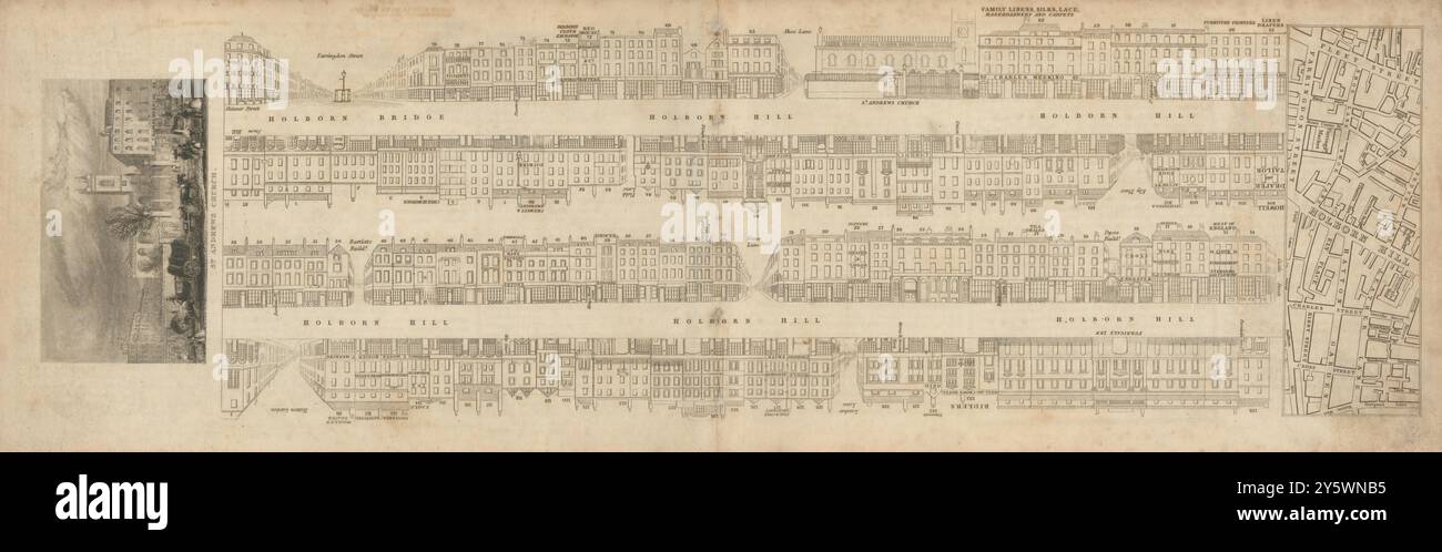 Tallis London Street View #3 Holborn Hill, now Holborn Viaduct (West ...