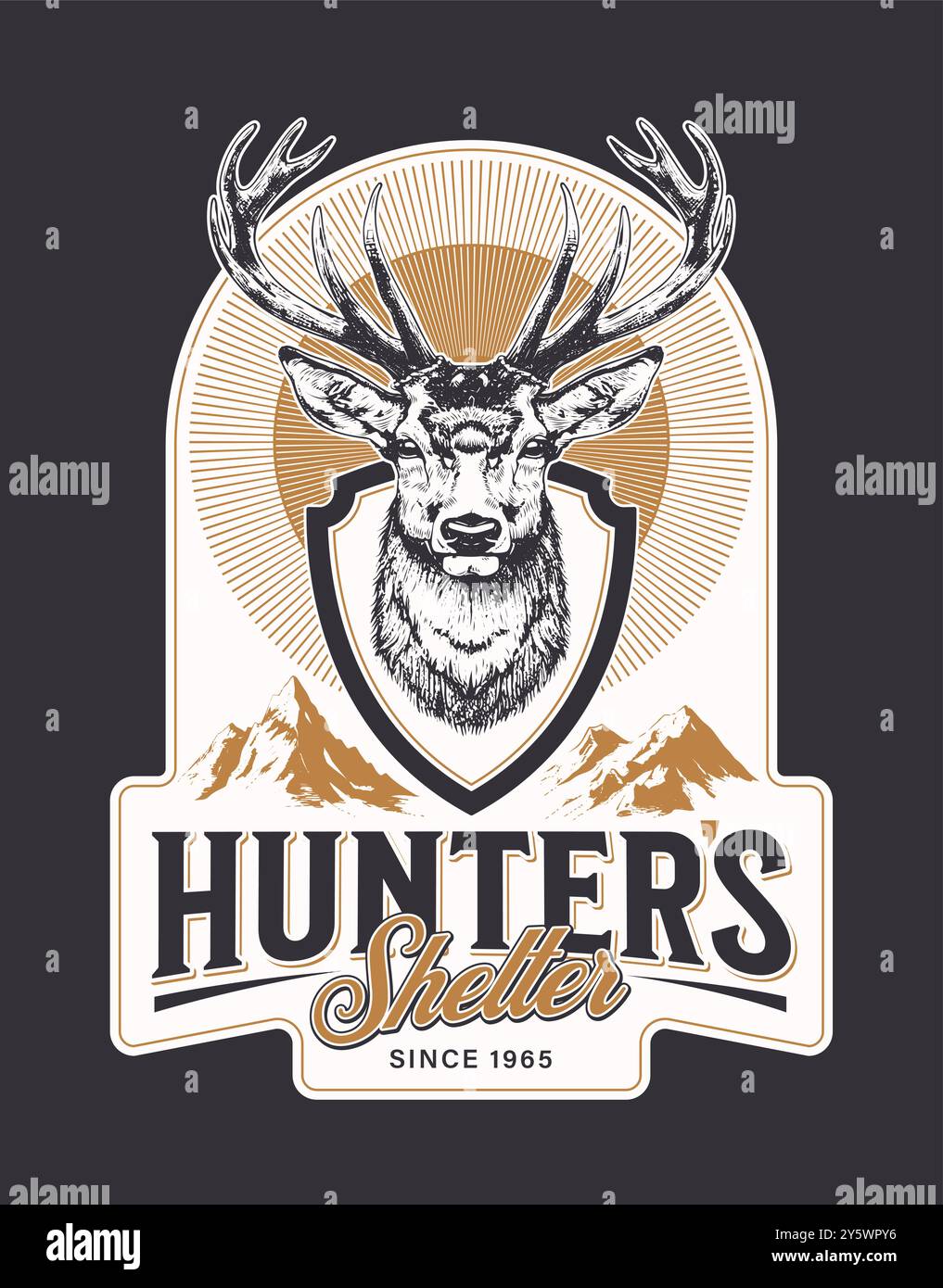 Deer sticker hi-res stock photography and images - Alamy