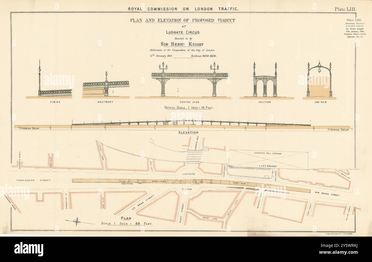 Ludgate viaduct hi-res stock photography and images - Alamy