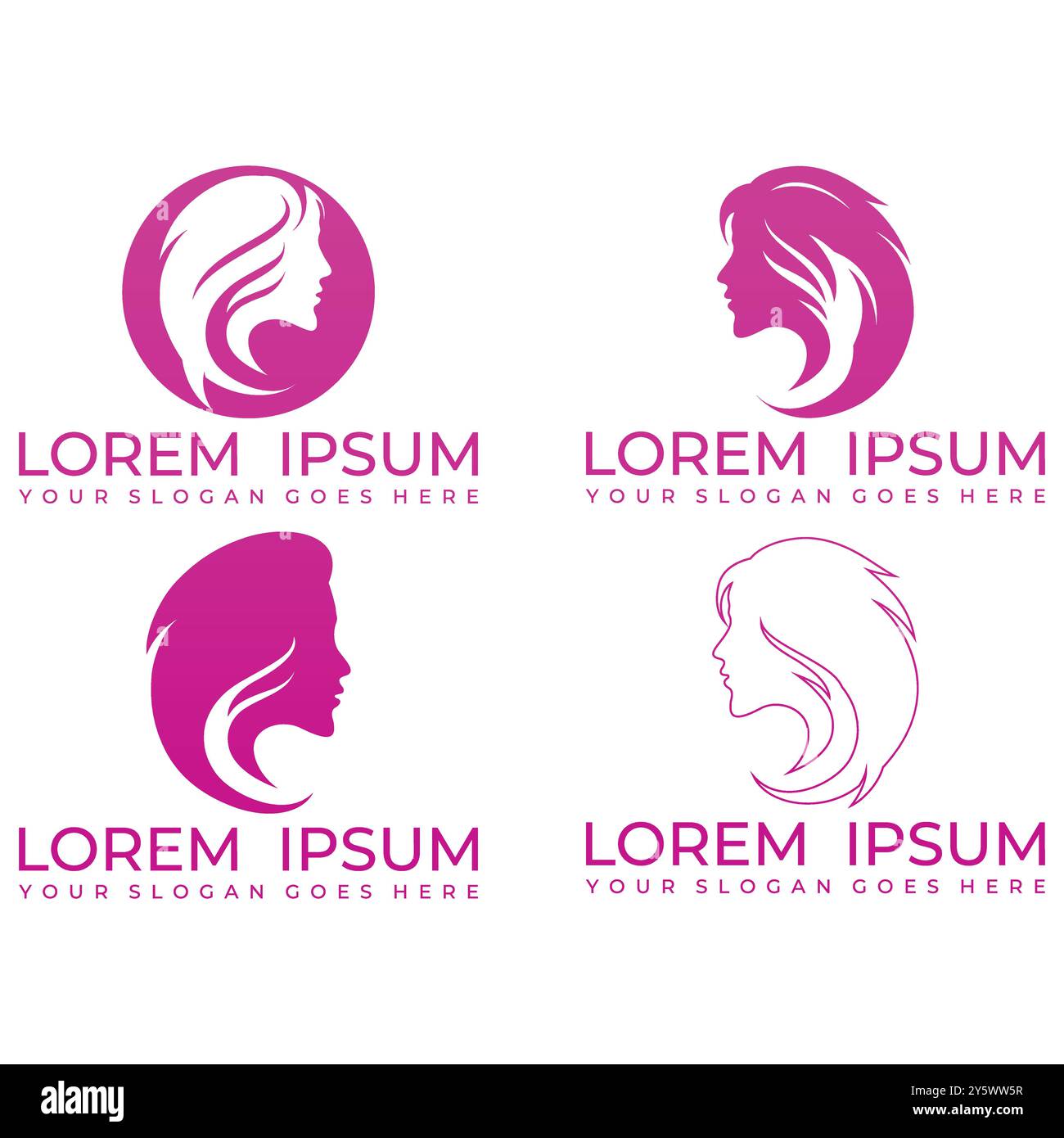Beautiful hair design Stock Vector Images - Alamy