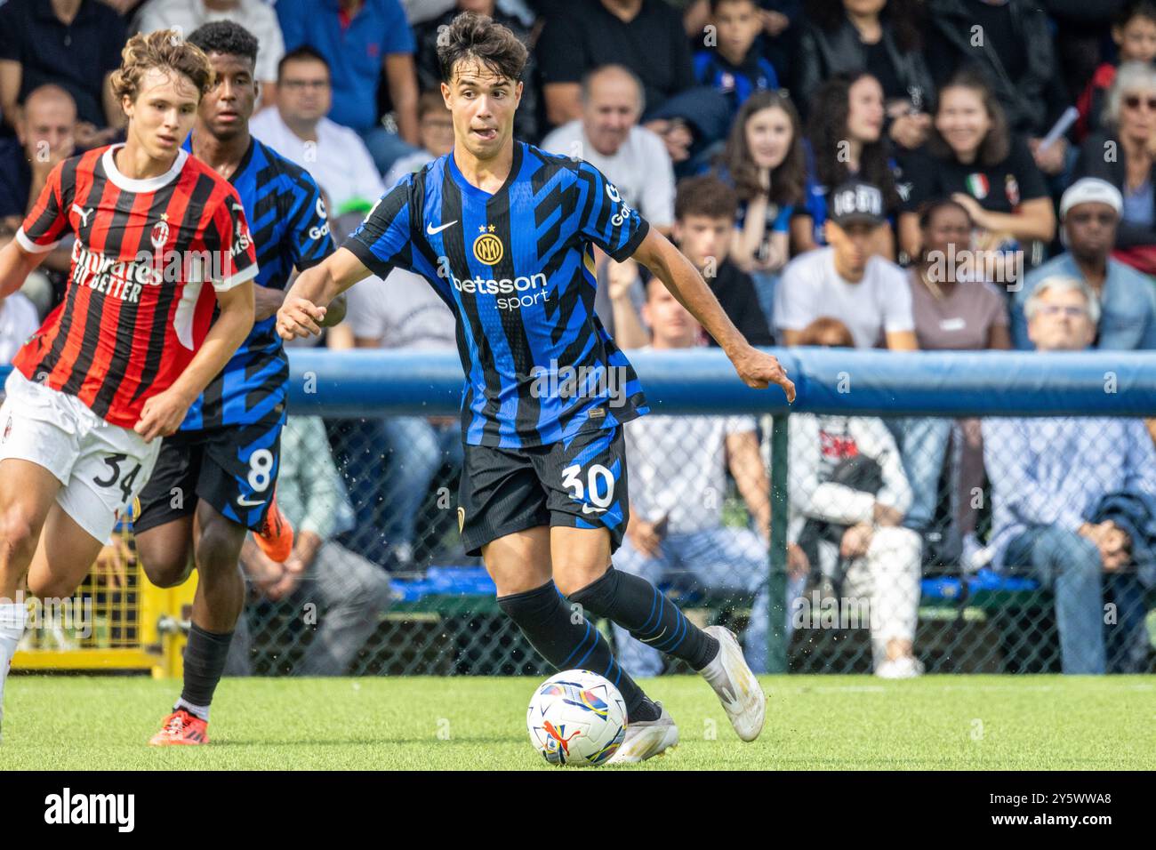 Milan, Italy - september 22 2024 - Inter - Milan primavera - de pieri ...