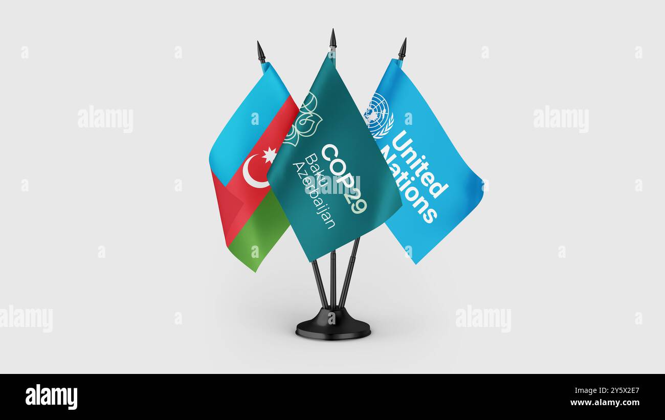 COP29 International Climate Change Event Concept. Baku, Azerbaijan. 24. ...