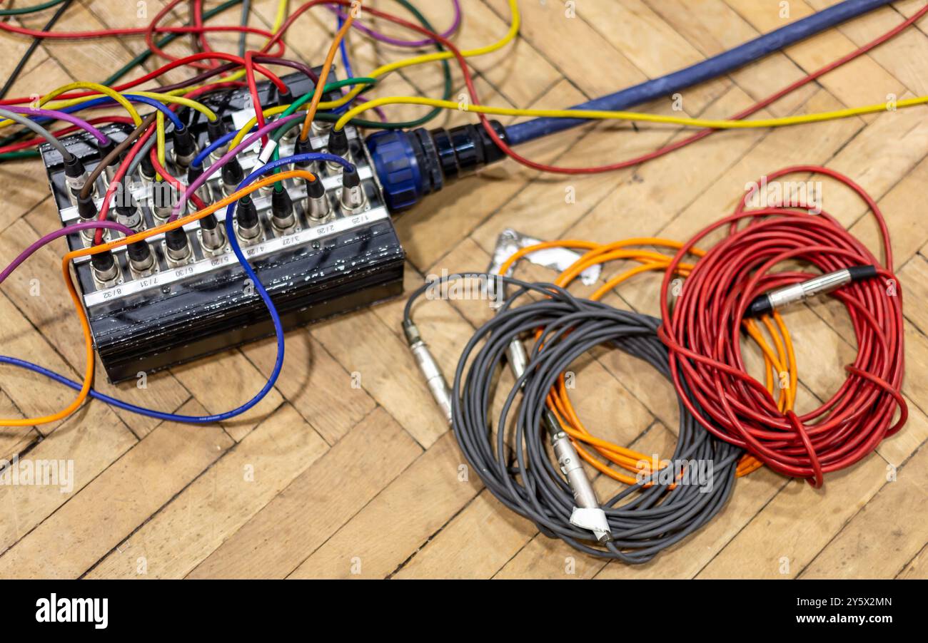 Patch bay cables hi-res stock photography and images - Alamy