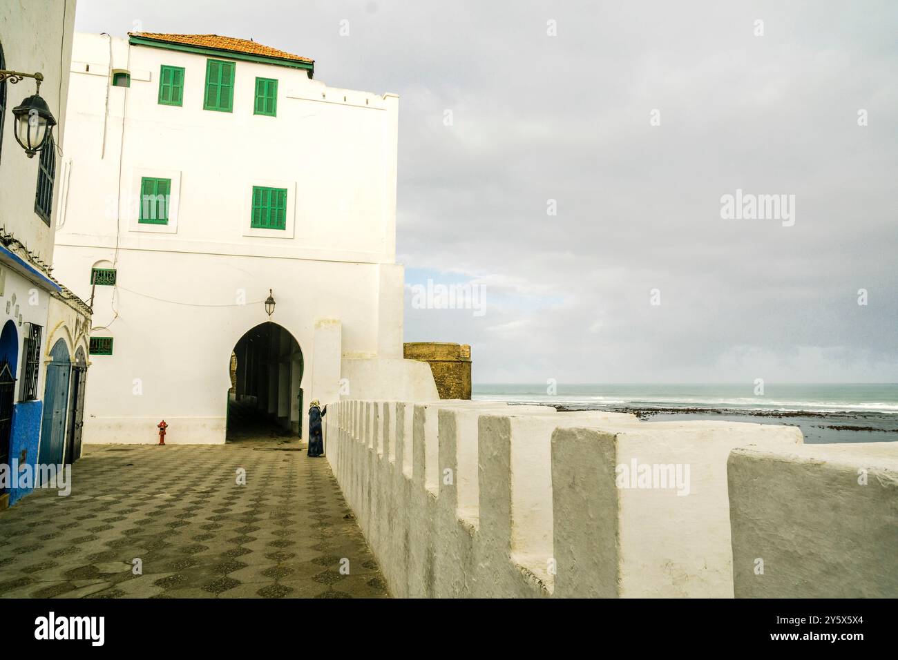 Hispano-Moorish house, palace of El Raisuni, Assilah, Morocco, north of ...
