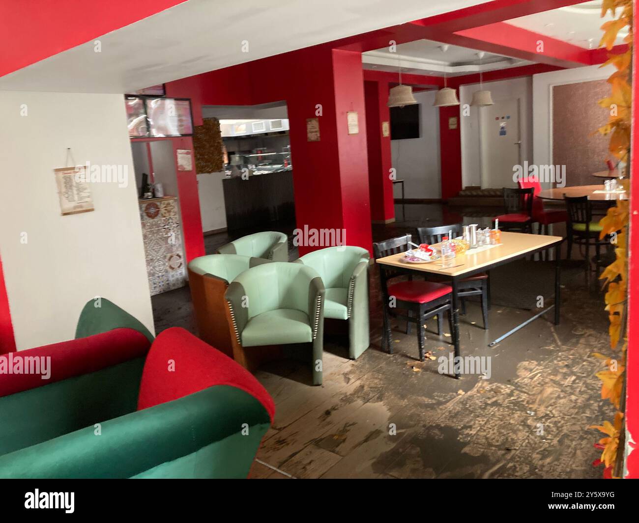 The inside of the Saracen's Head pub on Dunstable High Street following ...